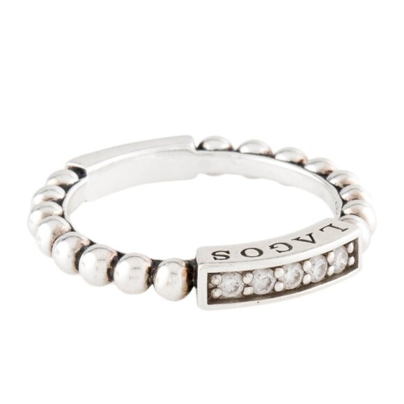 LAGOS | Jewelry | Lagos Diamond Cavier Collection Sterling Silver ...